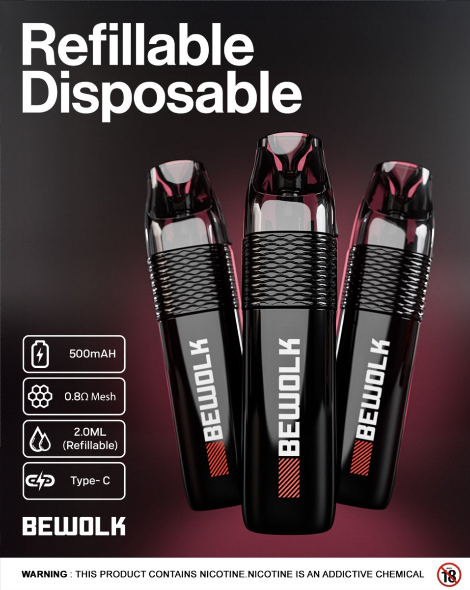 Bewolk Refillable Disposable – Cumulus Vapours
